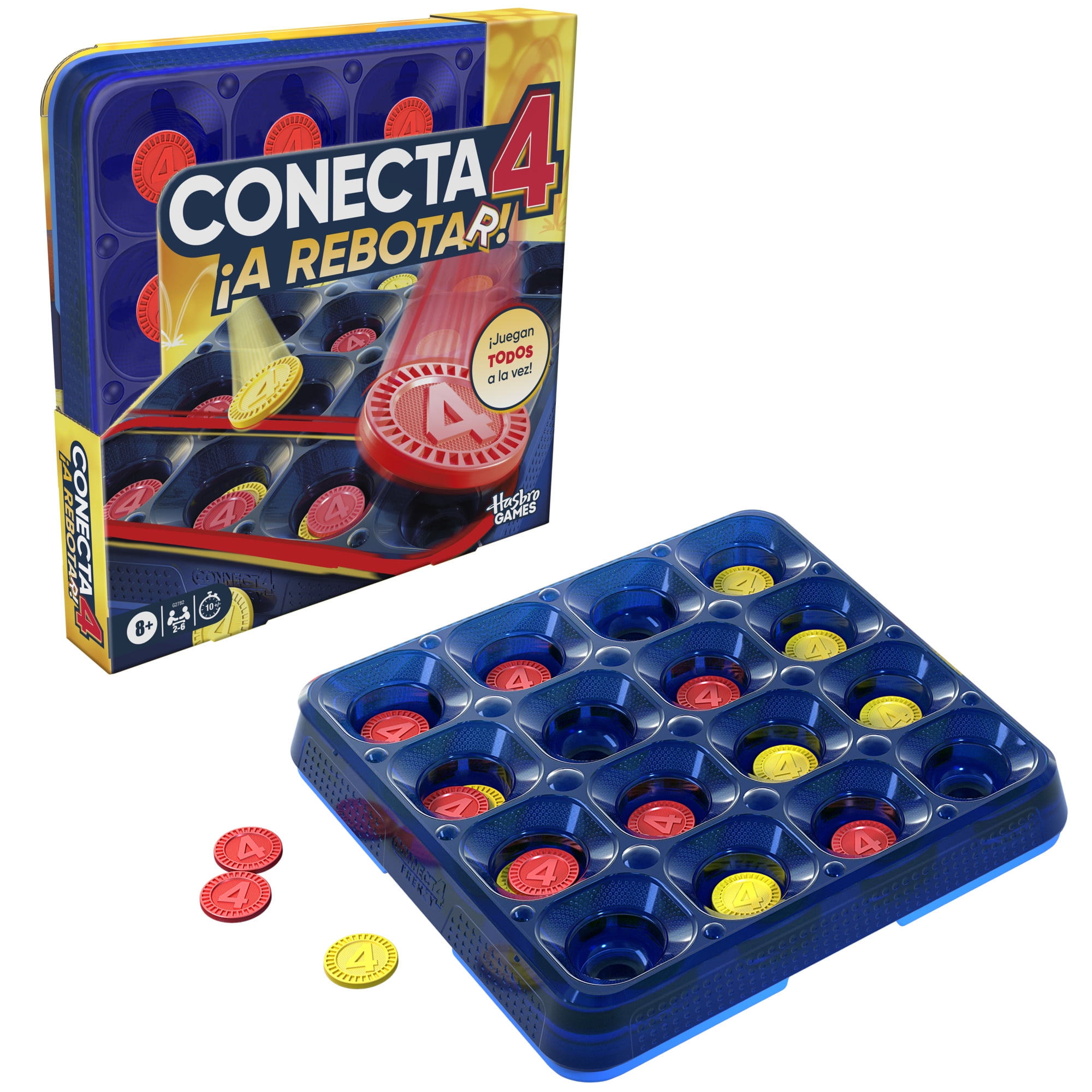 Juego de Mesa Hasbro Gaming Conecta 4 A Rebotar | Walmart en línea