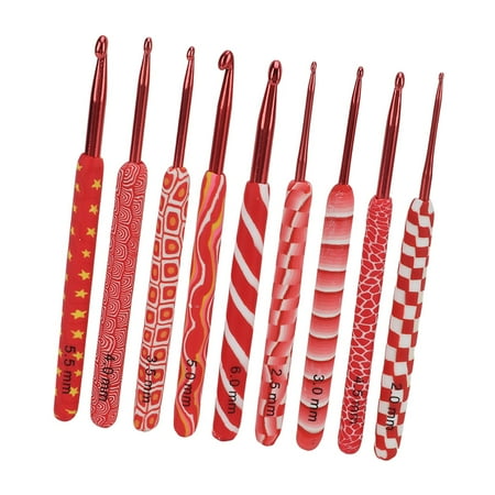 Crochet Hooks, Differentiable Sizes Ergonomic Grip DIY Making Crochet ...