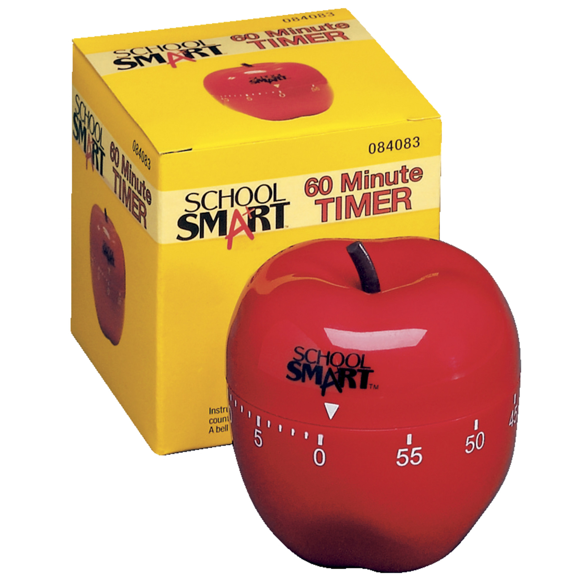 School Smart Apple Shaped Timer with Bell, 60 Minutes - Walmart.com
