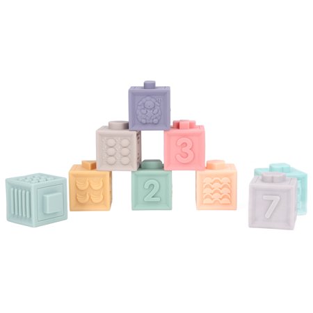 Soft Building Blocks, Squeeze Birthday Gift Sensory Block Number Shape ...