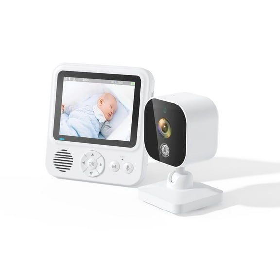 Vb603 wireless video color baby monitor high resolution baby nanny ...