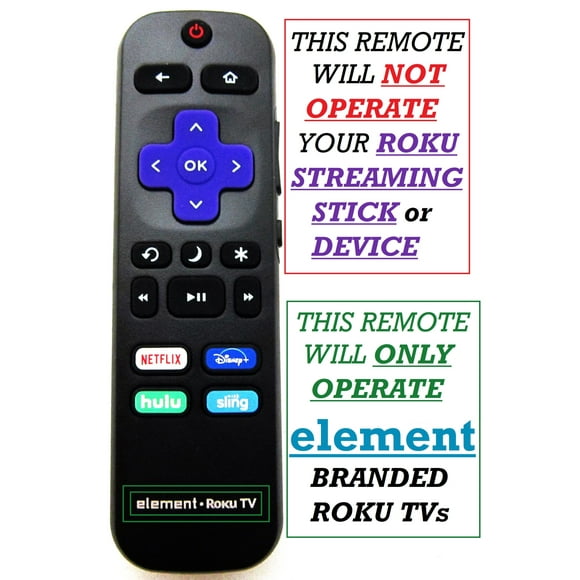 Roku Element Tv Remote