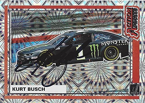 AUTOGRAPHED Kurt Busch 2021 Panini Donruss ACTION PACKED (#1 Monster ...