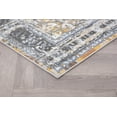 L'Baiet Marie Neutral Area Rug | Blue | 2' x 6' | Aesthetic Rugs Carpet ...