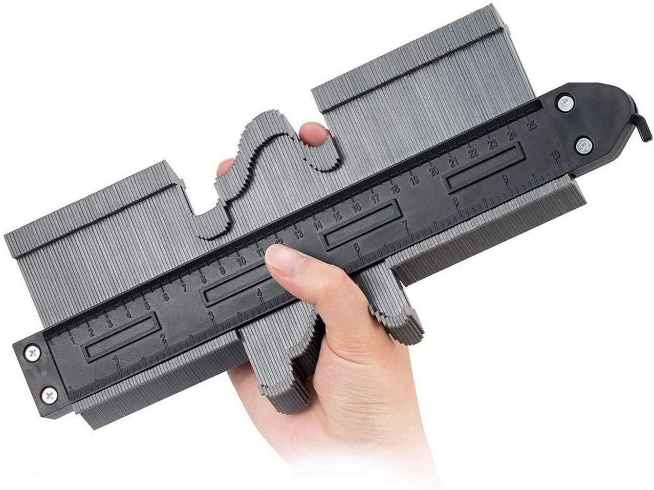 Plastic Contour Gauge With Lock 25Cm Profile Gauge Measuring Ruler For ...