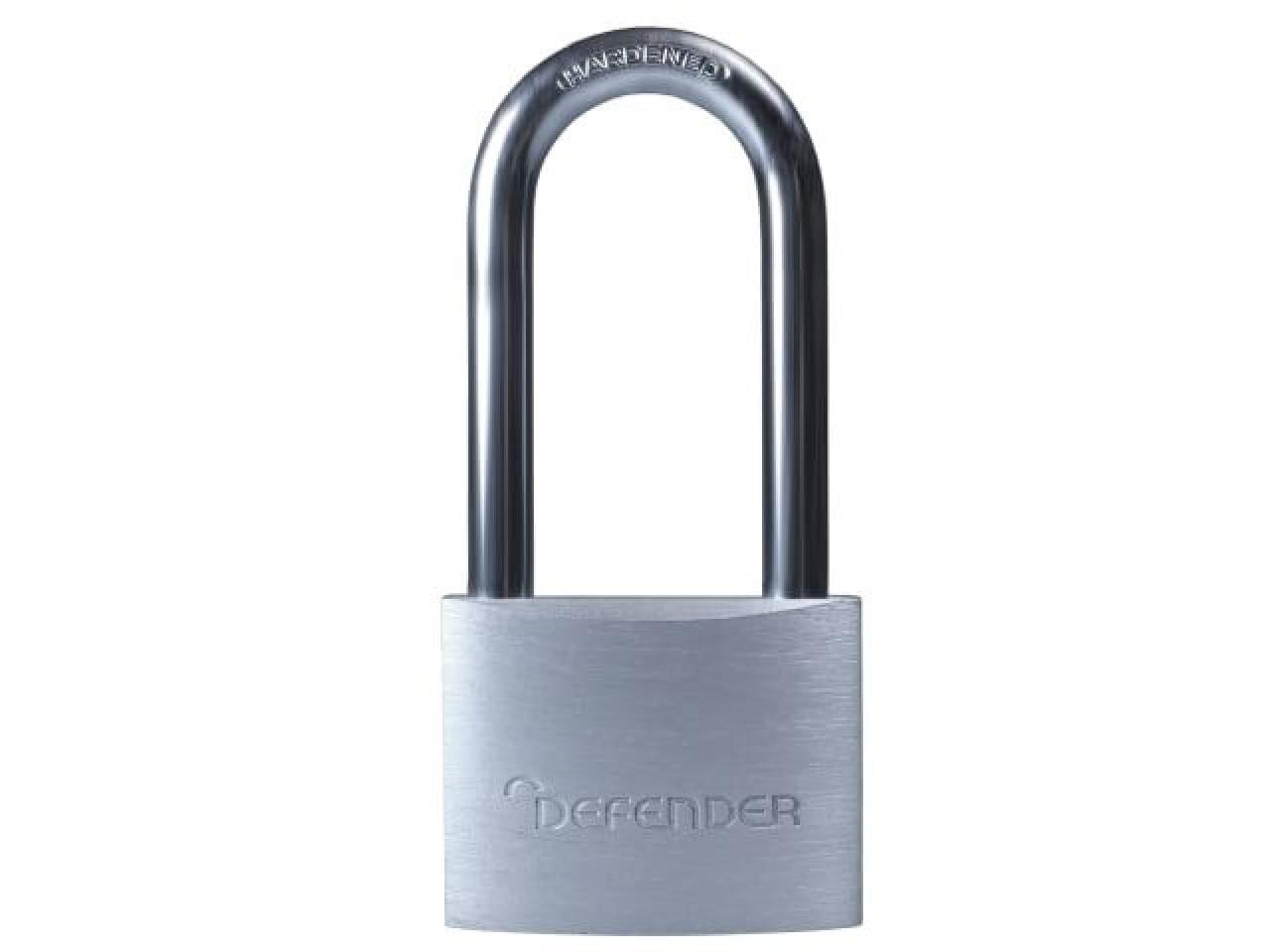 DEFENDER - Aluminium Padlock Keyed Alike Long Shackle 40mm - Walmart.com