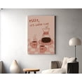 Affixzi Coffee Time Wall Art, Pssst Its Coffee Time Kitchen Print ...