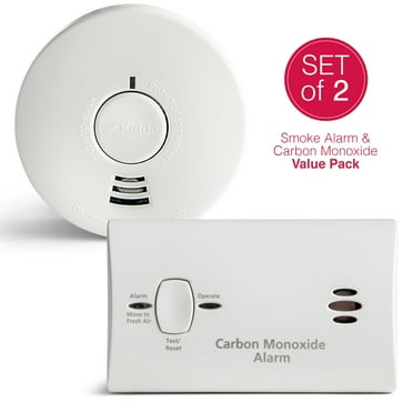 First Alert BRK SCO2B Smoke and Carbon Monoxide (CO) Detector with 9V ...
