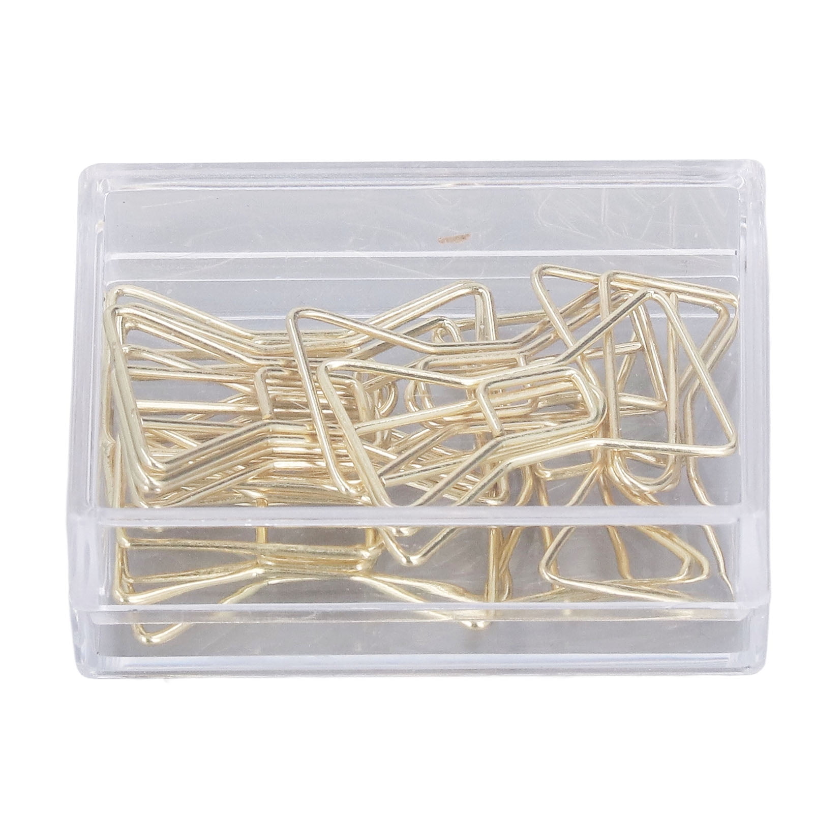 Clips de papel de metal, 100 clips de papel dorados, bonitos clips de ...