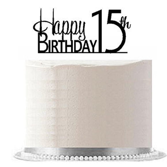 15 Birthday Cake Topper