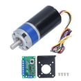 YAHHU DC 24V 8 RPM Gear Motor Brushless Speed Reduction Pure Copper ...