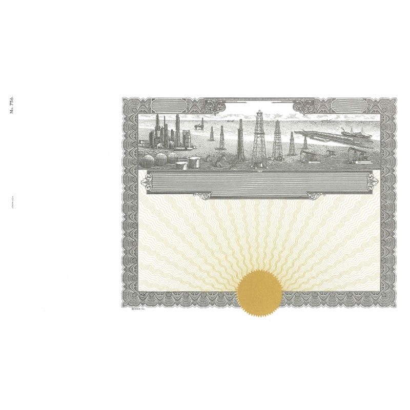 Goes 756 Blank Stock Certificate, Certificate Stock Paper, Size 8-1/2 ...