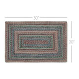 VHC Brands Multi Jute Rug Rect w/Pad 20x30 - Walmart.com