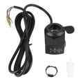 36V 7/8" E-bike Electric Bike Scooter LED Twist Throttle Thumb Control ...