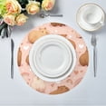 Round Dinner Plate Mat Round Placemat 15.4x15.4inx4 Placemat Table Mat ...