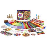 Arts and Crafts Vault - 1000+ Piece Craft Kit for Kids 4-12 Years Old ...