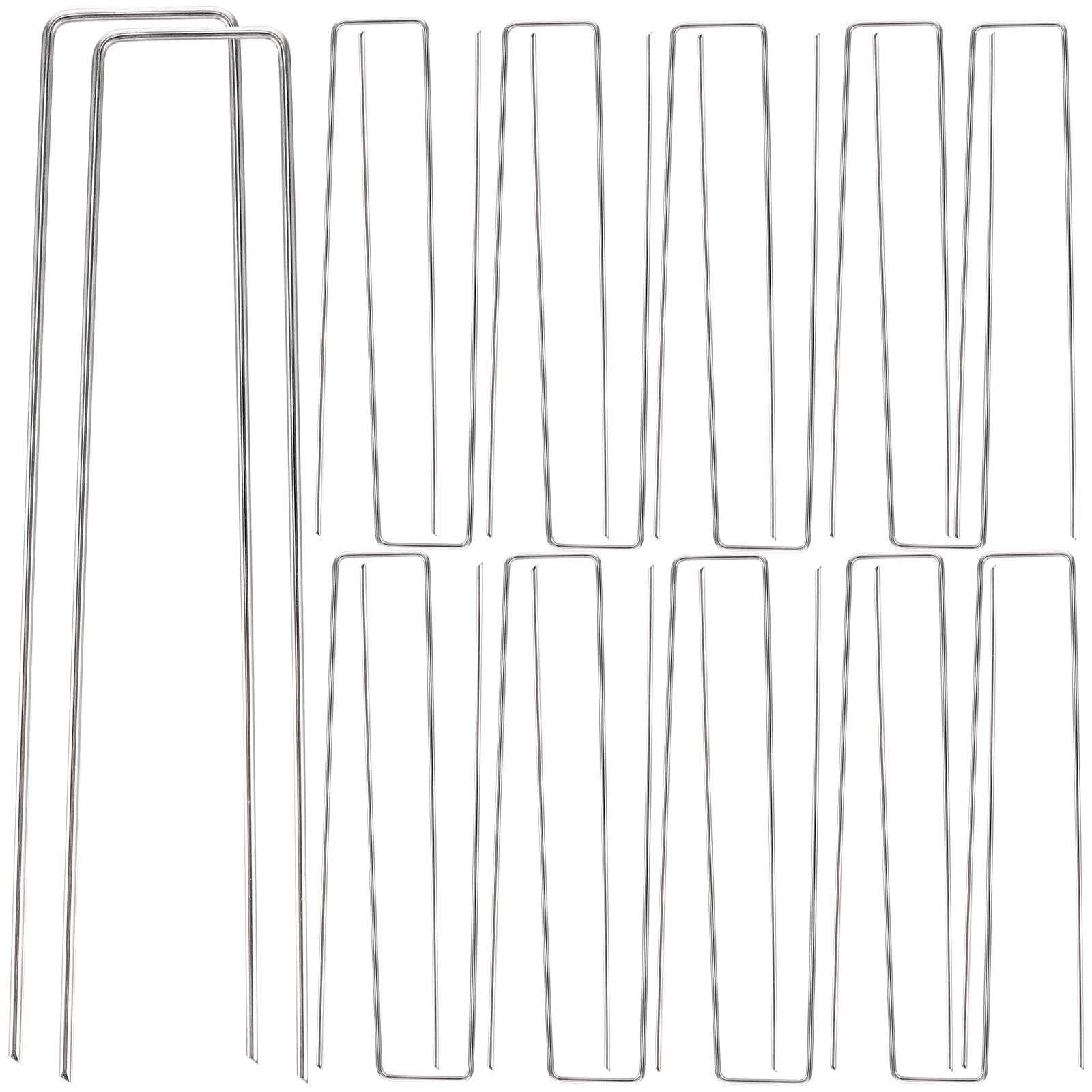 50pcs U-Shaped Gardening Nail Artificial Lawn Grass Landscape Ground ...