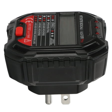 LiebeWH Outlet Tester, Phase Socket Detector 90V To 250V Digital ...