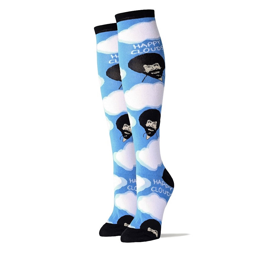 Oooh Yeah! Socks Women's Knee High Socks Happy Clouds One-Size ...