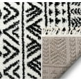 Well Woven Tessa Ivory Moroccan Shag Diamond Trellis Pattern Area Rug ...