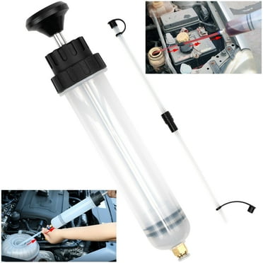 7L Pneumatic/Manual Oil Extractor Pump,Oil Change and Fluid Change Tool with Dipstick and ...