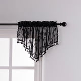 Lilixerw Triangle Valance Curtains for Living Room,Rod Pocket Farmhouse ...