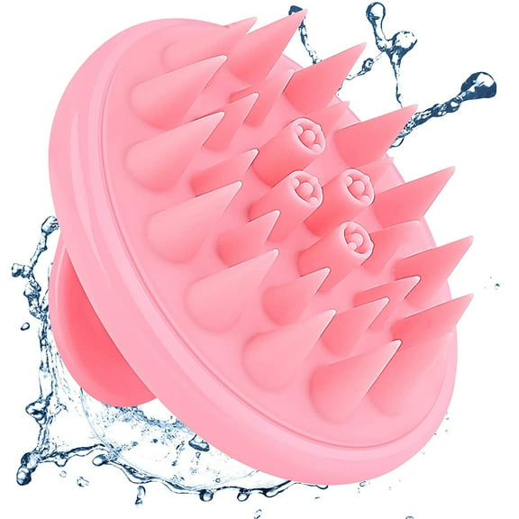ALIVER 2-Pack Silicone Scalp Massager Shampoo Brush, Soft Scrubber for ...