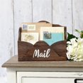 Elegant Designs Homewood Envelope Letter Holder with "Mail" in White ...