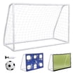 Ktaxon 3-in-1 Soccer Goal, 6'x4' Durable PVC Net, Target Training ...