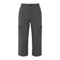 Casual Pants for Women Women's Cargo Pant Multi Pocket Semi Waisted ...