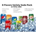 YGTX Soda Variety Pack, 22 Cans, 8 Multi Flavors, Cola, Pepsi, Sprite ...