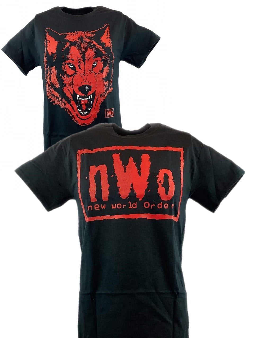nWo Black Wolfpack New World Order Wolf pack Mens T-shirt L - Walmart.com