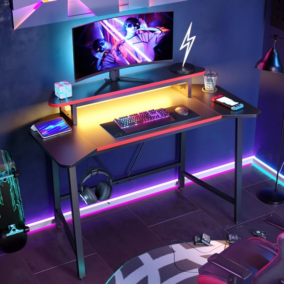 Light Up Gaming Desk