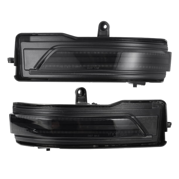 Espejo retrovisor lateral para puerta, luz LED de señal de giro ...