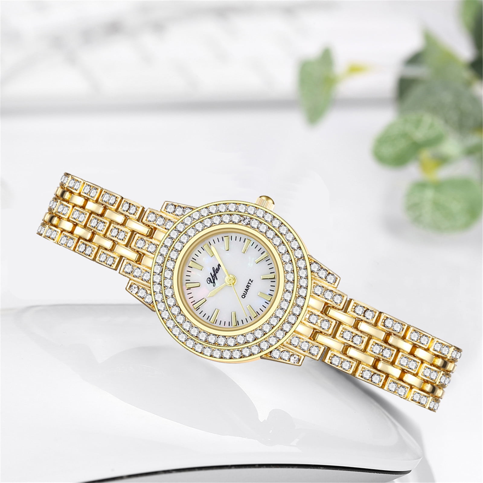 Reloj de cuarzo para mujer, relojes para mujer Yfan Reloj de cuarzo de ...
