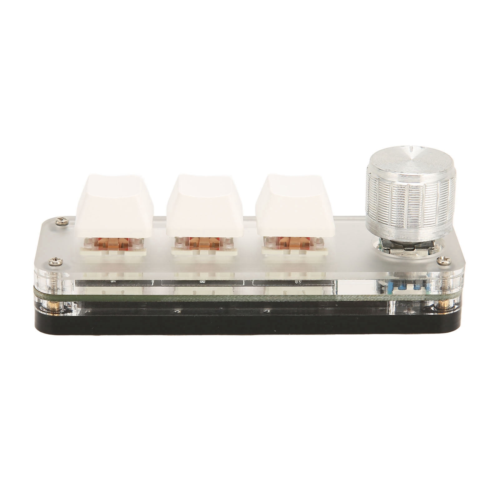 Gaming Keypad 3 Key Keypad USB RGB Backlit 3 Keys Mechanical Knob ...