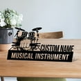 Custom Drum Musical Instrument Desk Name Plate Wedge Personalized ...