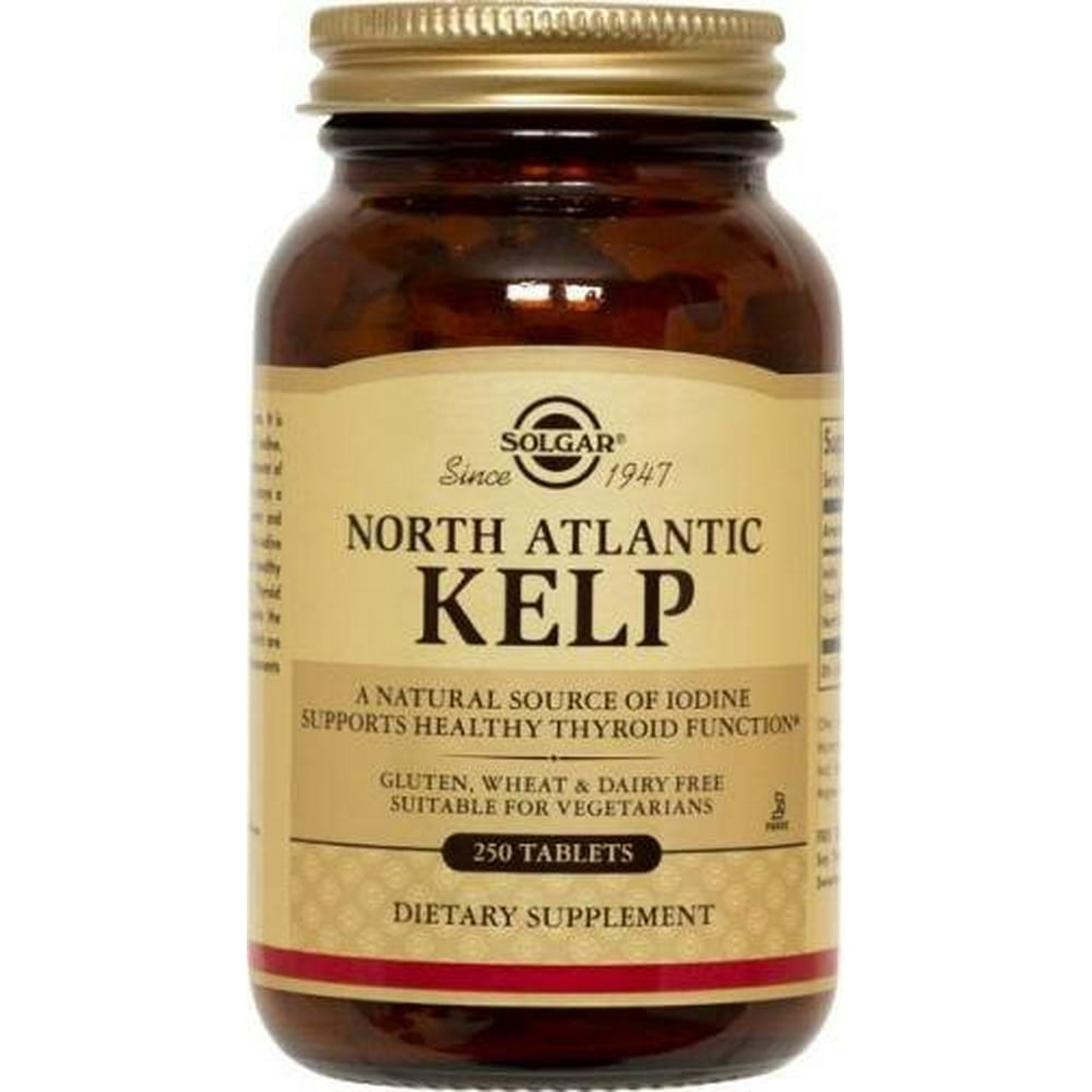 Solgar North Atlantic Kelp 250 Tablets - Walmart.com - Walmart.com