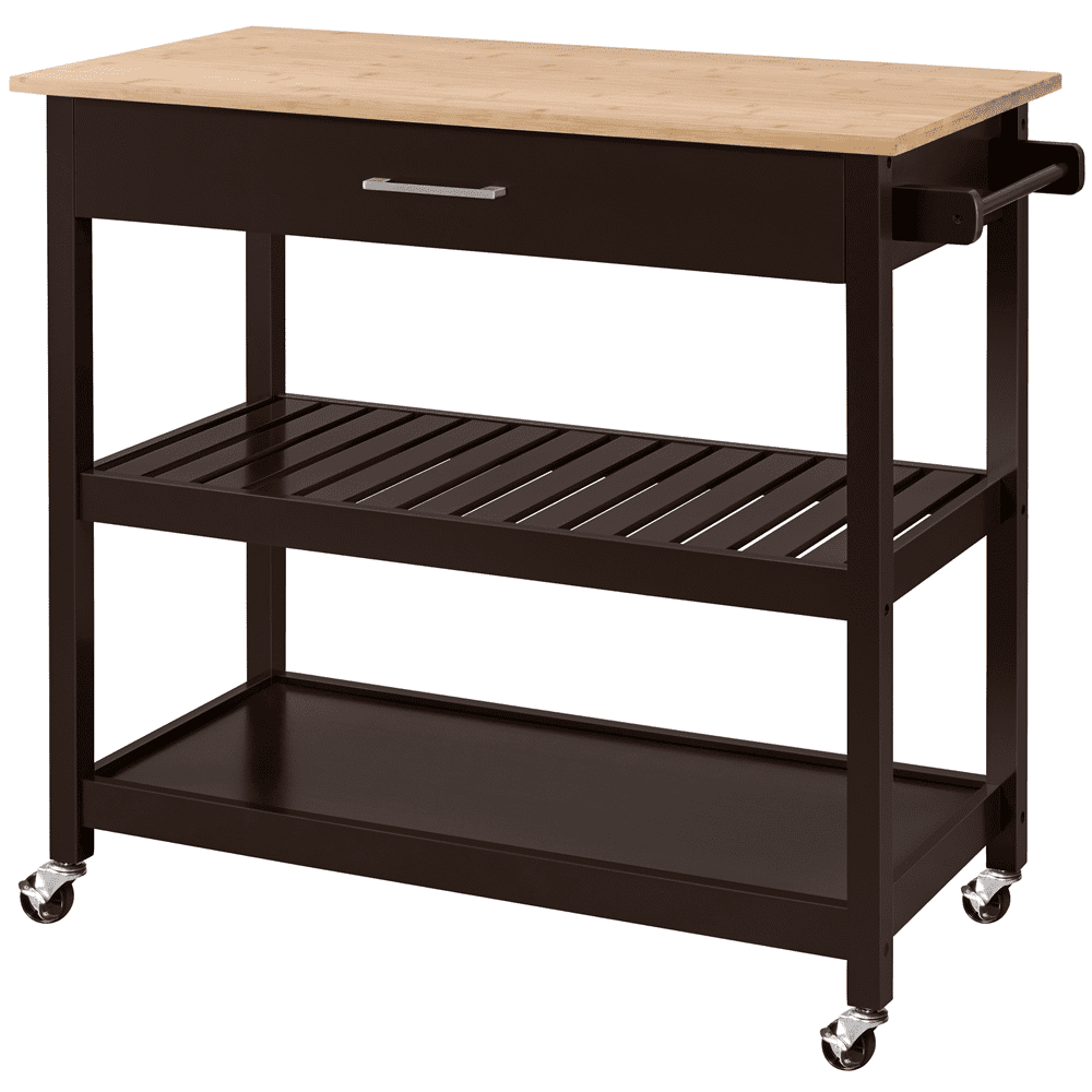Click here for Fullfurnique Rolling Kitchen Island Cart With Stor... prices