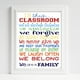 16x20" Classroom Poster In This Classroom Art Inspirational Poster for ...