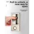 Handleless Flat Lock Flush Mount Silent Push-Pull Invisible Door Lock ...