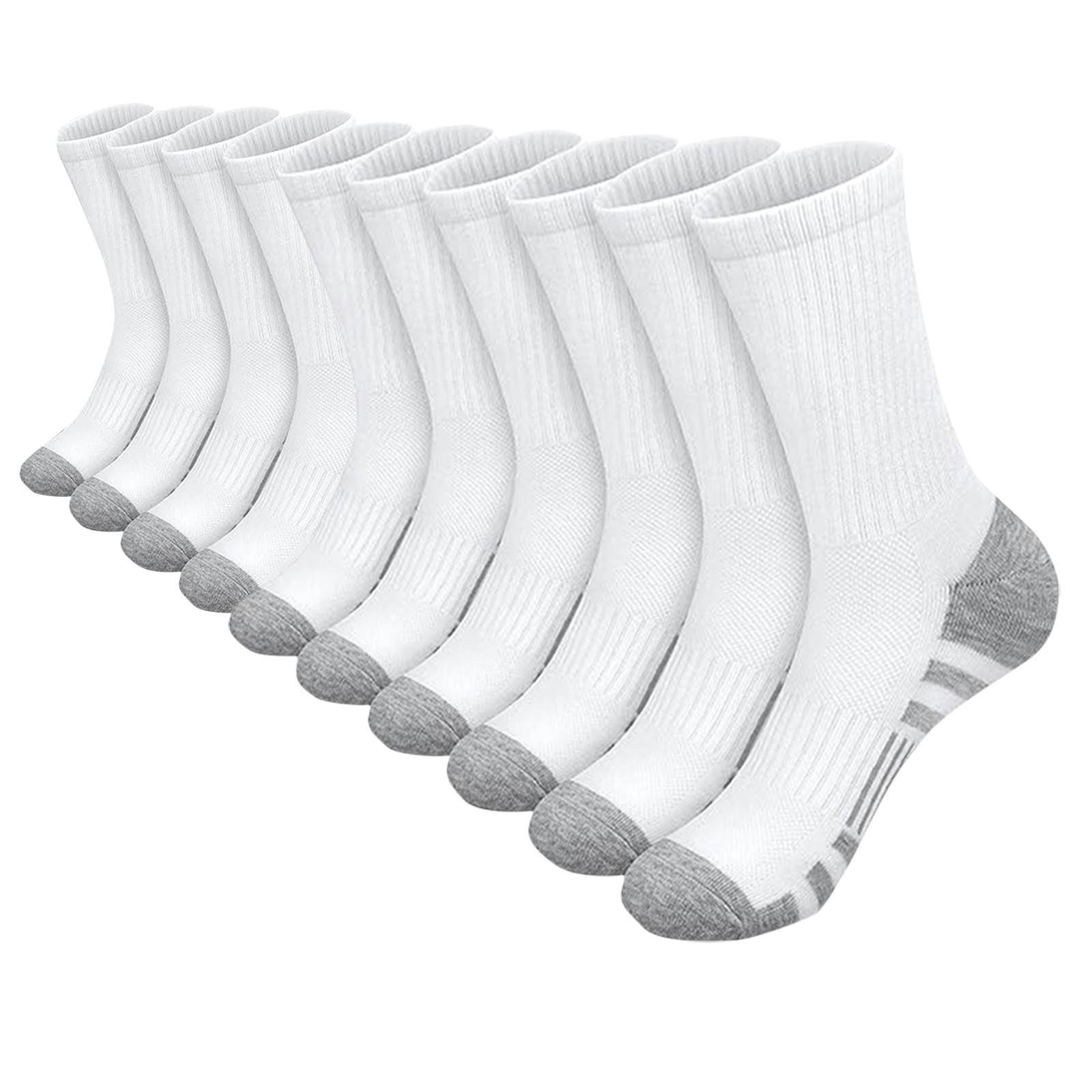 Click here for Besolor 5 Pairs Mens Athletic Crew Socks Breathabl... prices