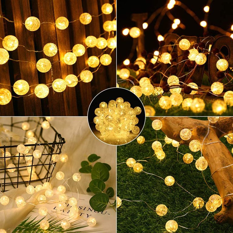 Crackle Ball String Lights