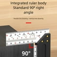 Multiple Functional Steel Carpenter Tool 45° Angles Guide & 90° Layout ...