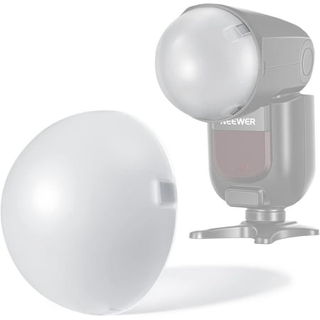 Magnetic Dome Diffuser for Z1 Round Head Speedlite Flash, Magnetically ...