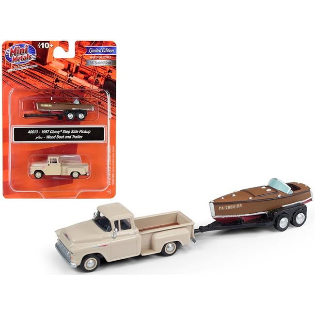 Classic Metal Works 40013 1957 Chevrolet Stepside Pickup Truck Beige ...