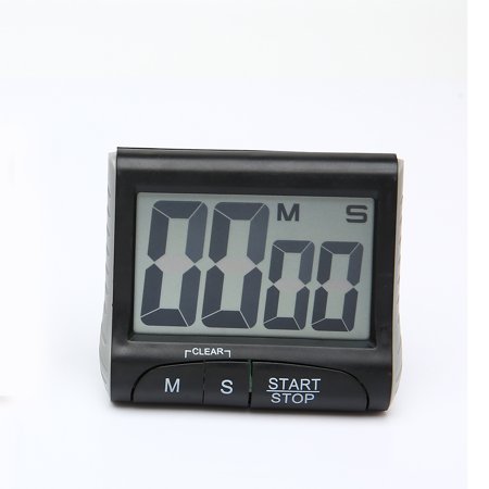 （Black）Kitchen Timer, 24H Digital Magnetic Electronic Kitchen Timer ...