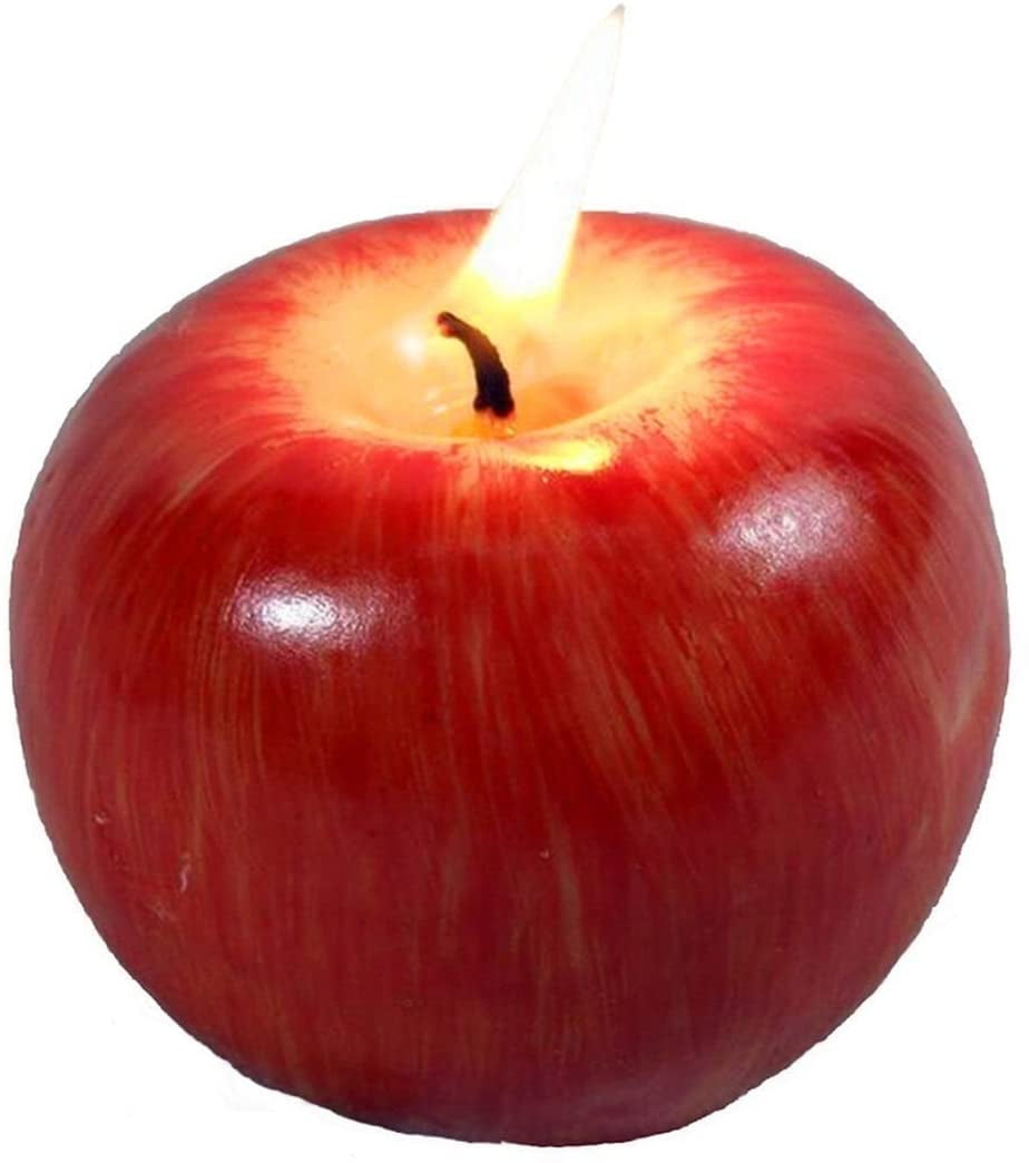 Red Apple Shape Novelty Candles Christmas EVE Birthday Party - Walmart.com