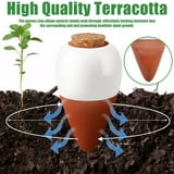 Starrth Terracotta Watering Spikes, Self Watering System, Slow Release ...