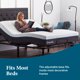 Lucid Basic Remote Controlled Steel Adjustable Bed Base, Full - Walmart.com